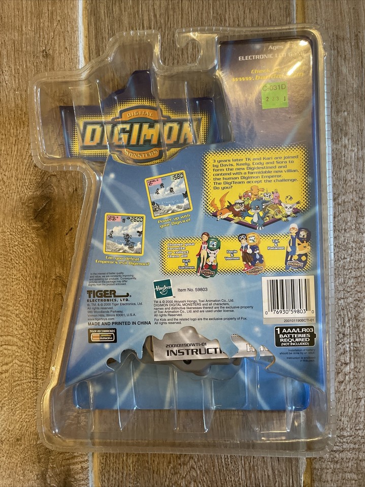 Tiger Digimon Digital Monsters LCD Game Yolei And Hawkmon - Sealed | eBay