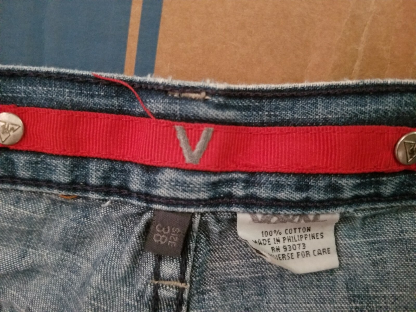 Vintage Nelly Vokal Loose Fit Baggy Denim Jean Shorts… - Gem