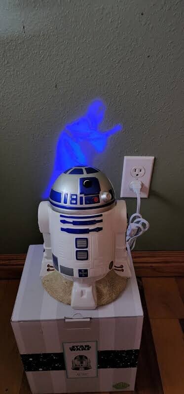 Scentsy Star Wars R2D2 Wax Warmer with Princess Leia Projection ...