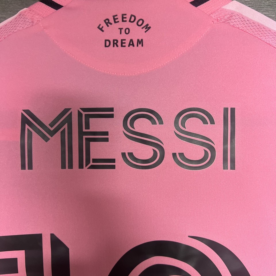 Adidas Inter Miami CF 25/26 Home Jersey Messi #10 Pink Mens Size Small ...