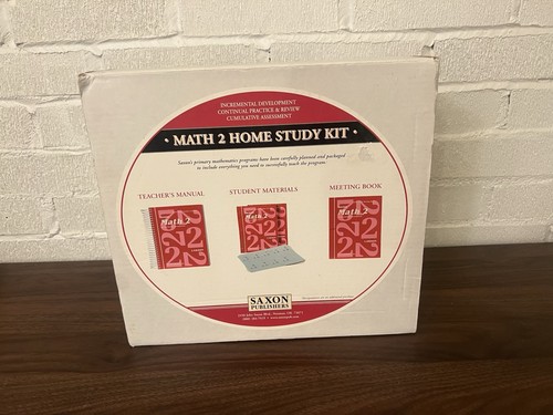 SAXON MATH 2 HOMESCHOOL COMPLETE HOME STUDY KIT NEW 2nd GRADE SET - NEW ...