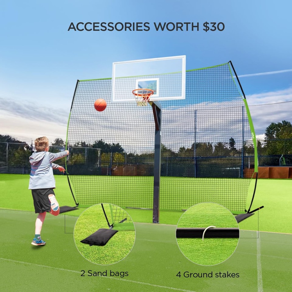 Basketball Net Catcher Basketball Backstop Net Basketball Barrier Nets ...