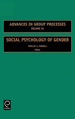 Social Psychology of Gender by Shelley Joyce Correll (Hardcover, 2007 ...