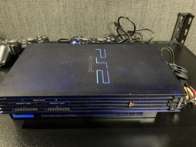 Sony PlayStation 2 PS2 BB unit Console Black SCPH-50000 with controller ...