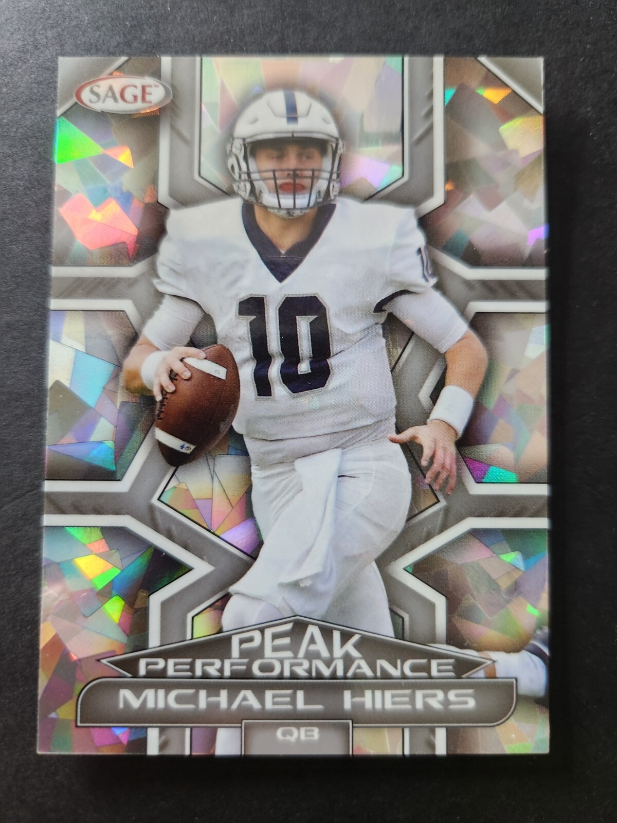 2024 Sage High Series Michael Hiers Cracked Ice Peak Performance Rookie ...