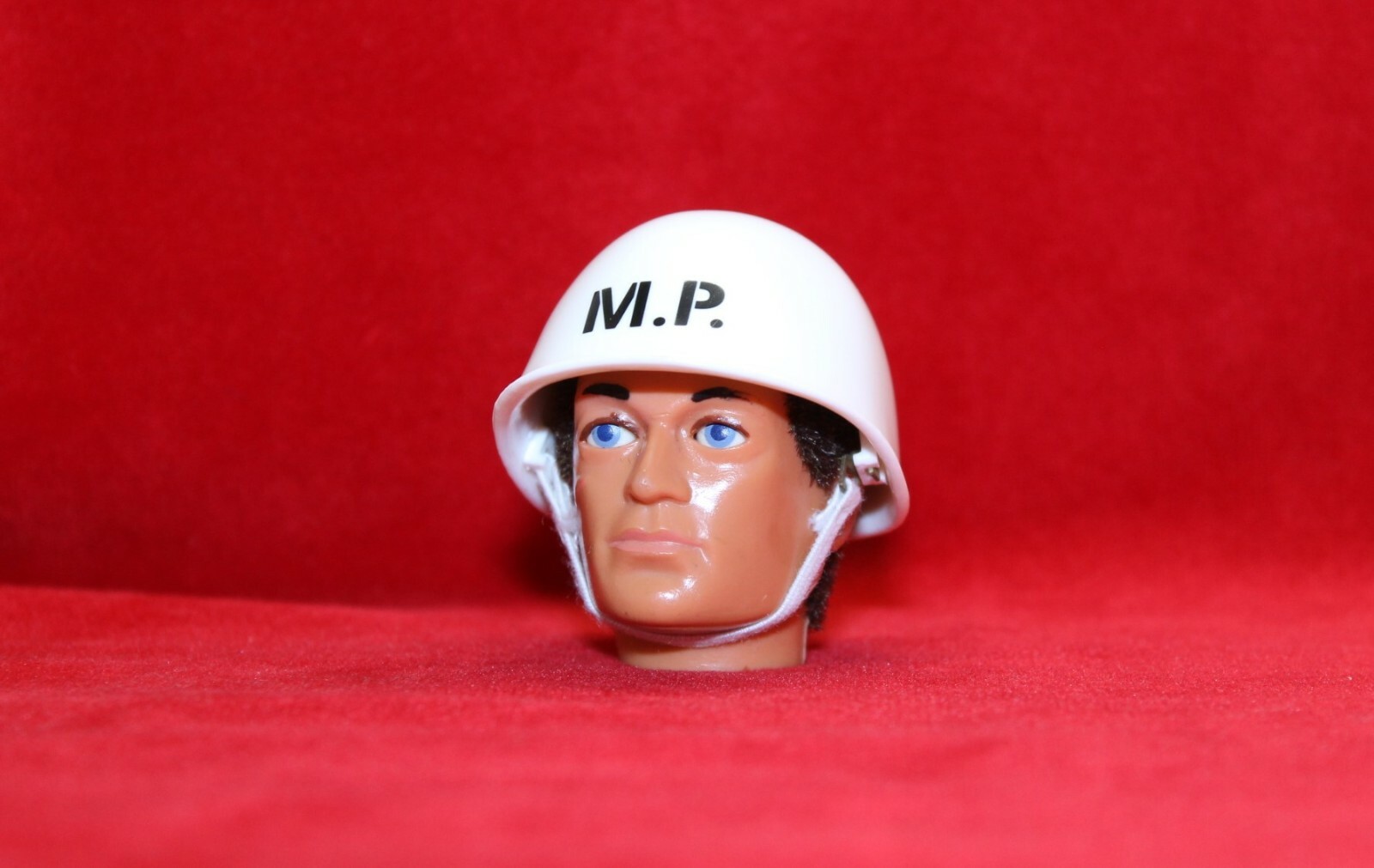 Vintage Action Man VAMAN Repro White MP Helmet 1/6th scale (HELMET ONLY ...