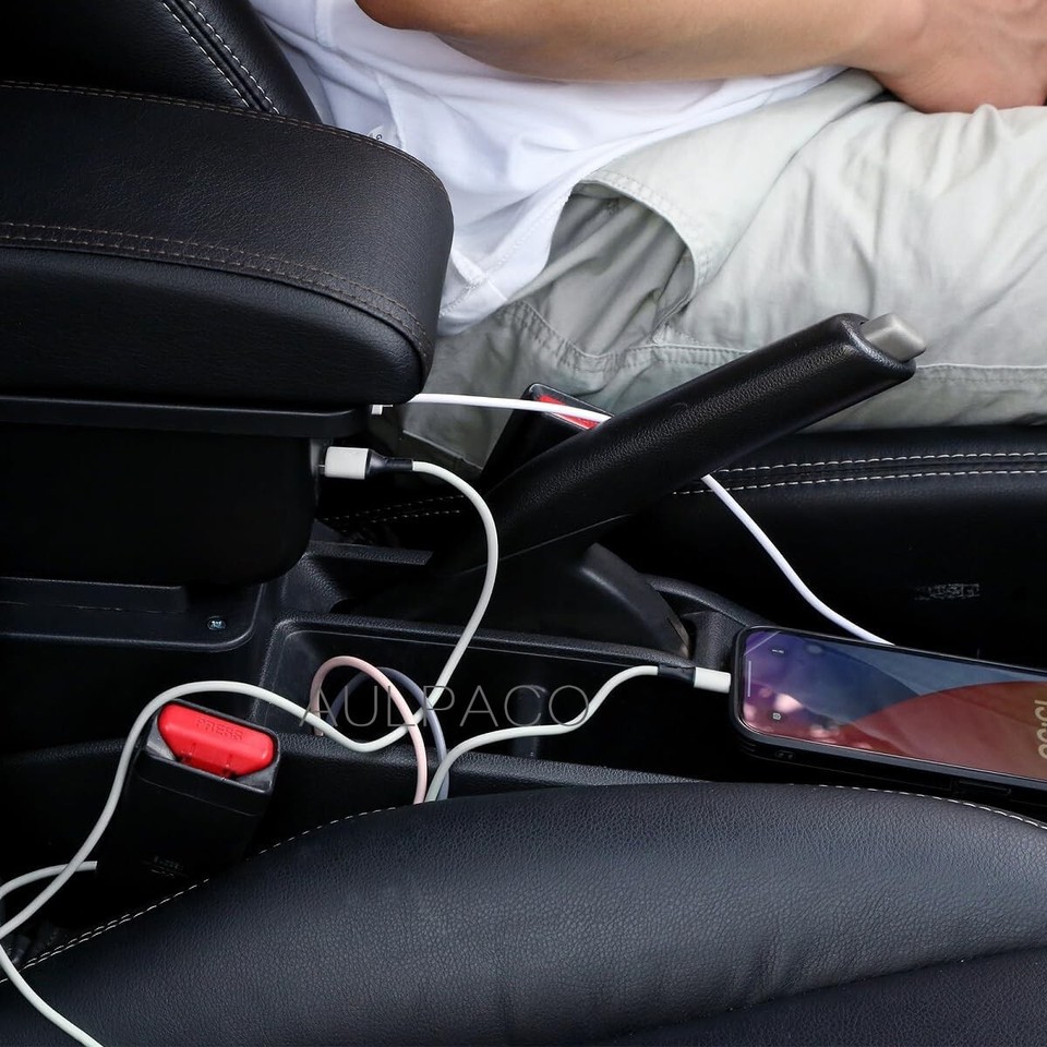 Fit Nissan Kicks 2016-2021 Armrest Storage Box Center Console Organizer ...