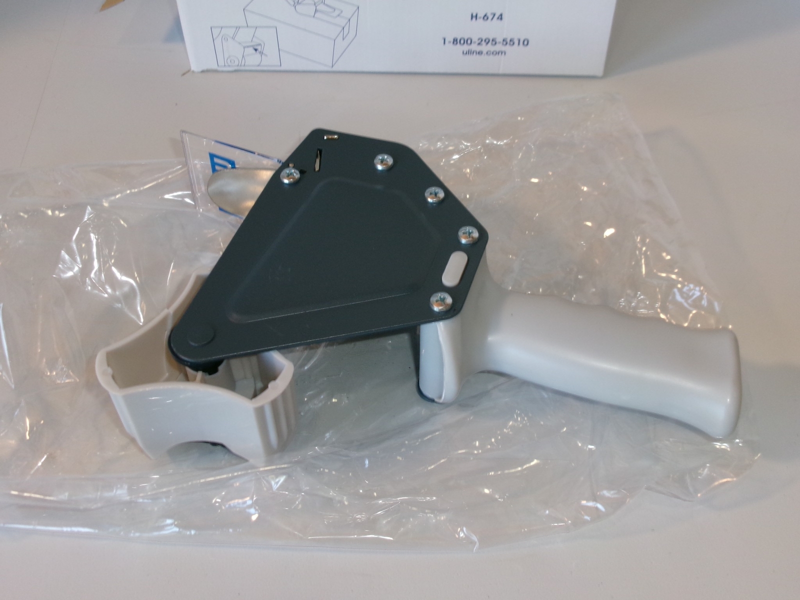 Uline+H-674+Industrial+Tape+Gun+Dispenser+Side+Loader+2%22+w%2F+6+Rolls ...