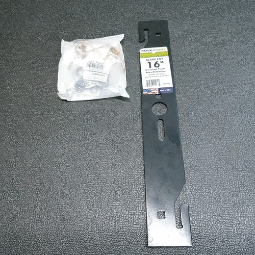Maxpower 330100 16" Universal Power Rake/dethatcher Lawn Mower Blade ...