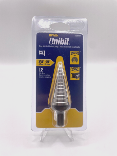 IRWIN Unibit 1/4-in 12-Step Drill Bit (3/16-in to 7/8-in) - BRAND NEW ...
