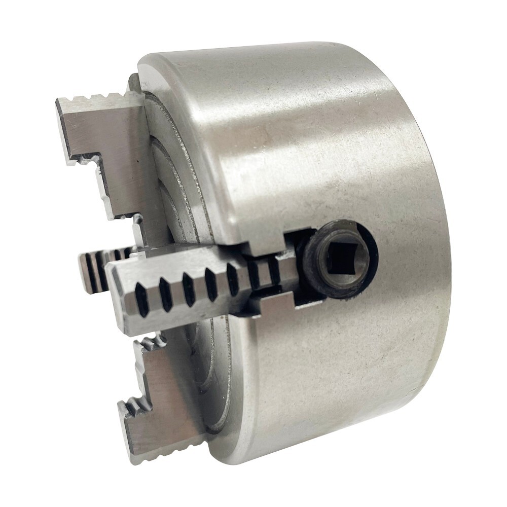 K72-125 Four Jaw Single Acting Chuck Four-Claw Independent For WM210V ...