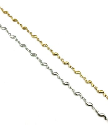 Anklet Bracelet Stainless Steel S Shaped Link Chain c140 | eBay