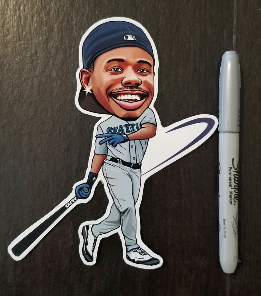 New Ken Griffey Jr. Art Magnet Seattle Mariners refrigerator jersey ...