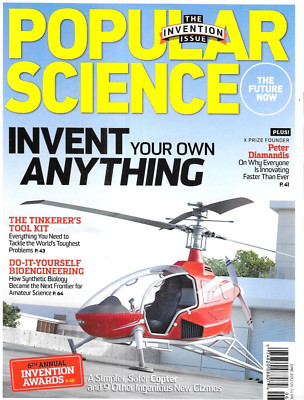 Popular Science Magazine Invention Issue DIY Revolution Garage Biology ...