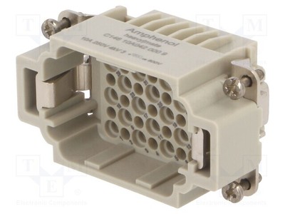 Male Connector: HDC PIN: 42 250V Contact Insert 42+PE | eBay
