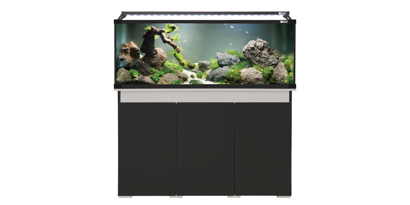 Aqua One Horizon Fish Tank and Cabinet - 182L, with heater, filter and ...