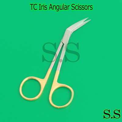 T/C Iris Angular Scissors 4.5" Surgical Dental New | eBay