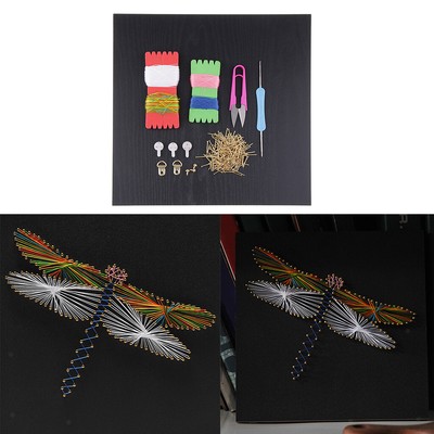 DIY Dragonfly String Art Kit with All Necessary Accessories for Kids ...