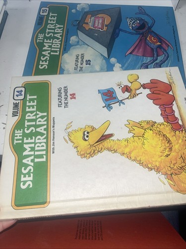 The Sesame Street Library 1 - 15 COMPLETE SET Hardcover Children Books ...