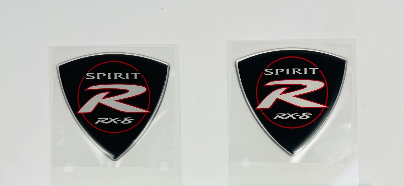 GENUINE MAZDA RX-8 SE3P 04-08 "SPIRIT R" Side Emblem F1Y5-51-781(x2 ...