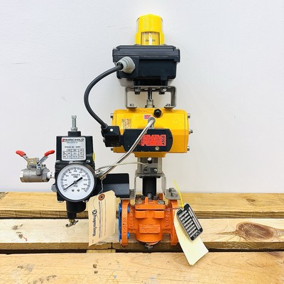 1" Xomox Tufline 061 DI/FEP CL150 Flanged Plug Valve w/El-O Matic ...