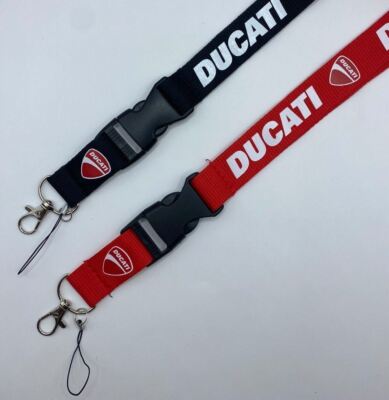 Ducati Lanyard Motorcycle Motorbike Key Chain Ducati Corse Racing ...