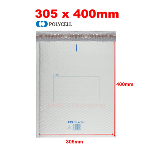 50x Polycell Bubble Padded Poly Mailer Shipping Bag 305 x 400MM Peel & Seal | eBay Australia