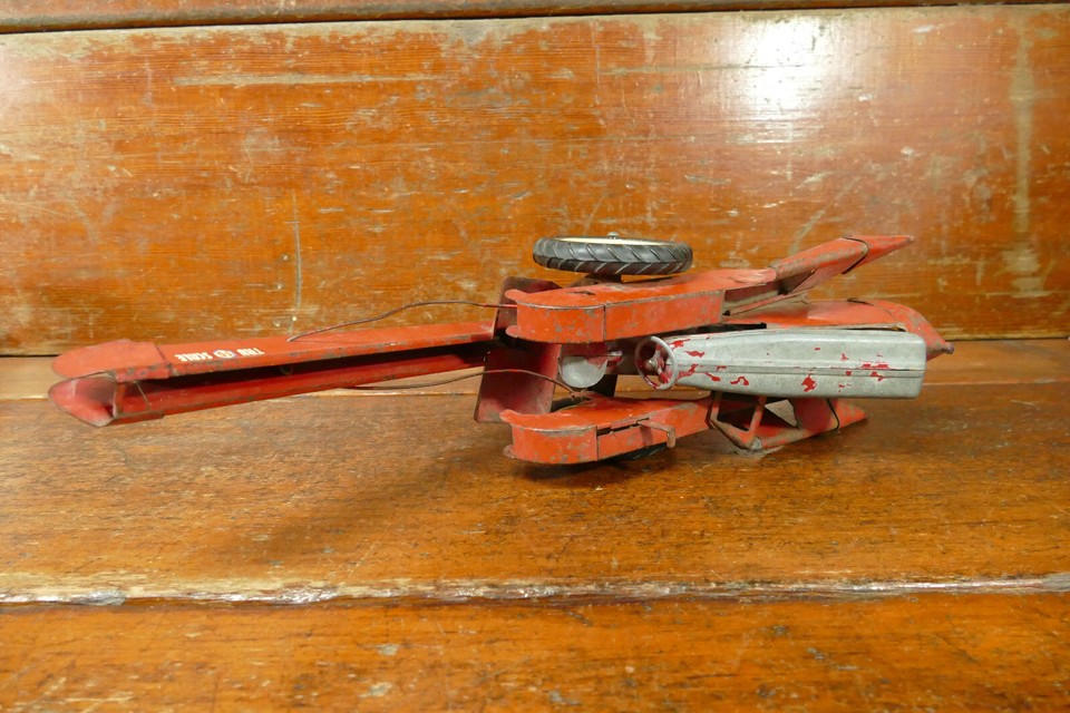 Vintage 1/16 Tru-Scale Mounted 2 Row Corn Picker And Tractor Farm Toy ...