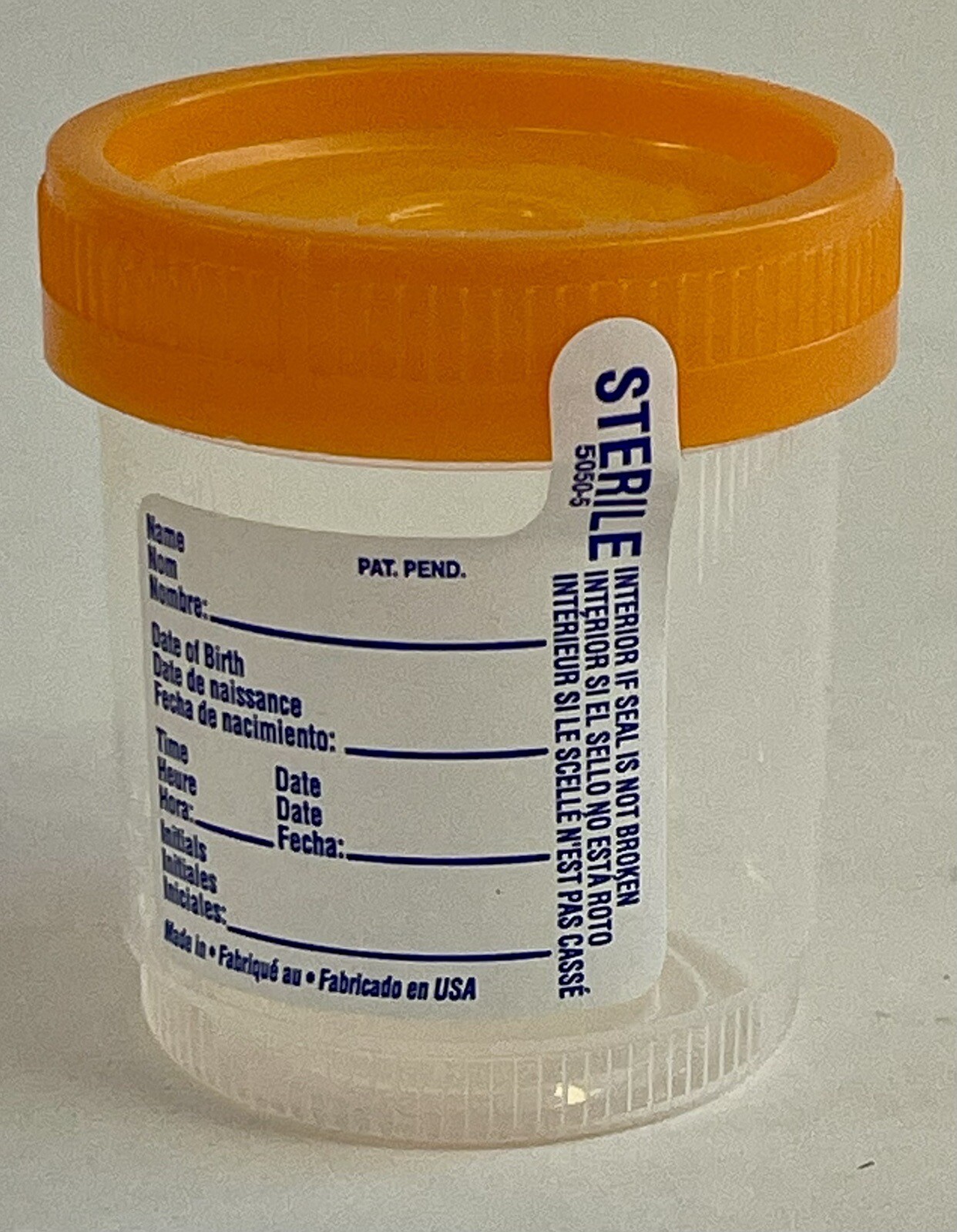 Sterile Specimen Cups 400 Count Sealed With Lids 3 oz 90 mL Graduated ...