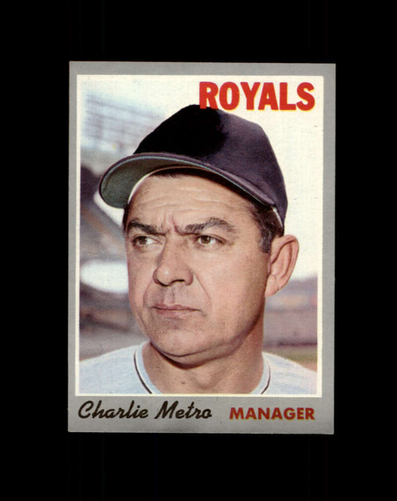 1970 Topps Baseball #016 Charlie Metro MG RC STARX 7 NM (CS111799) | eBay