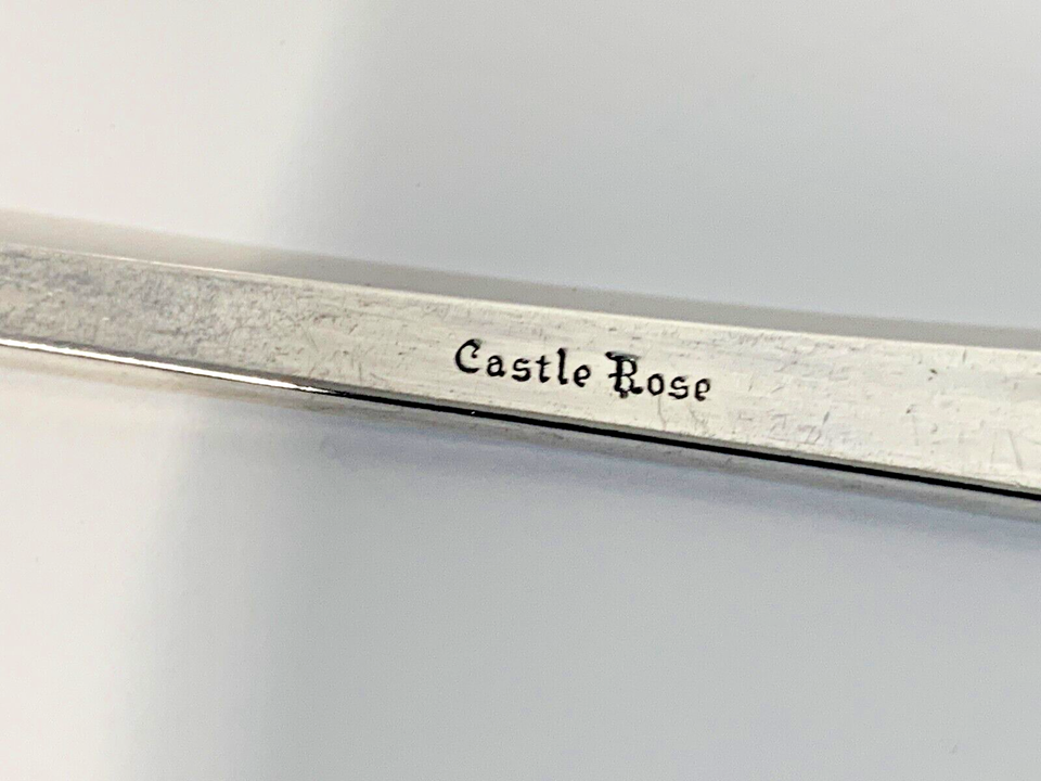 Royal Crest "Castle Rose" Sterling Silver 7.5 Inch Ice Tea Spoons 55.5 ...
