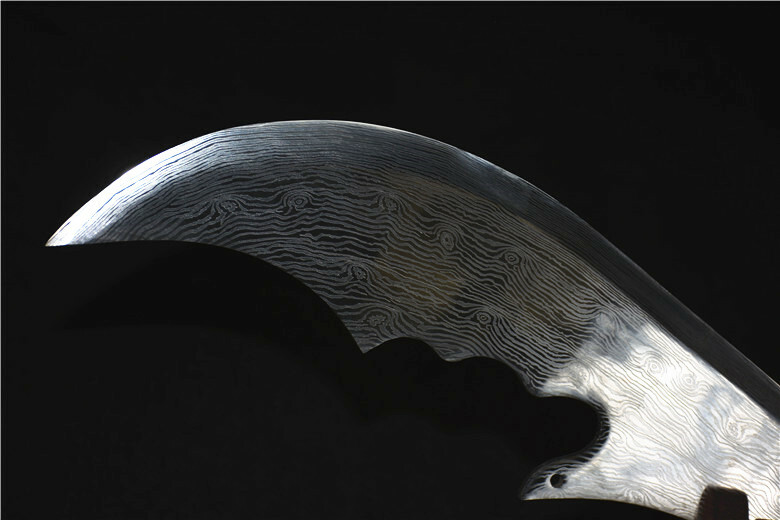 89" Long Steel Handle Guan-Gong Dao Broadsword Sharp High Manganese ...