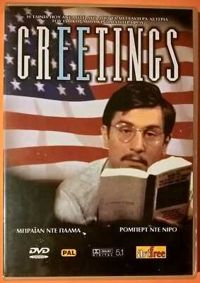 Greetings 1968 DVD Region 2 Comedy Brian De Palma Robert De Niro Gerrit ...