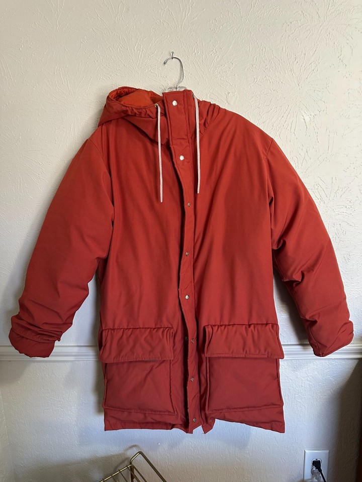 Vintage Alpine Designs Jacket Coat Goose Down USA Ski Rust Hooded ...