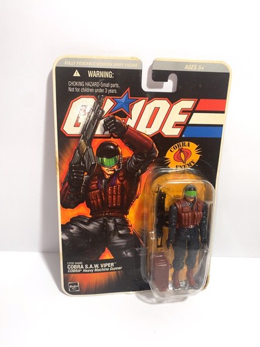 GI Joe 2005 Cobra S.A.W. Viper (Cobra Heavy Machine Gunner) MOC New ...