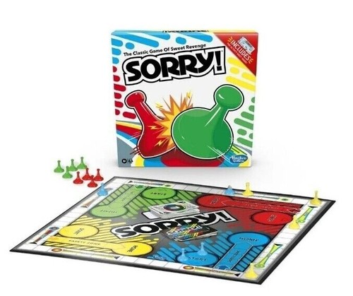 SORRY! GAME , INCLUDES COLORING AND ACTIVITY SHEET FOR KIDS ,CLASSIC ...