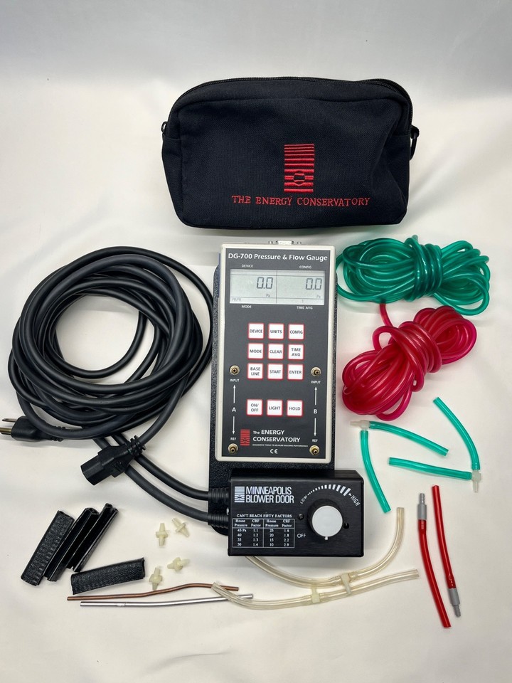 Minneapolis Blower Door 3 fan, controller, frame, curtain and cases ...