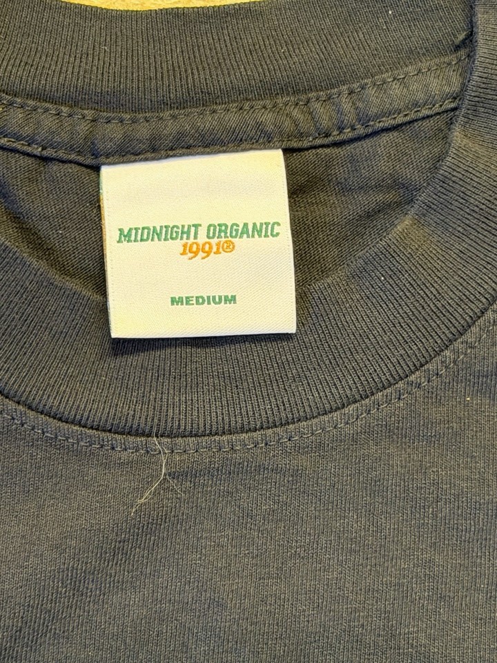Midnight Organic 1991 Larry June Chrome Badge Healthy T Shirt, Size ...