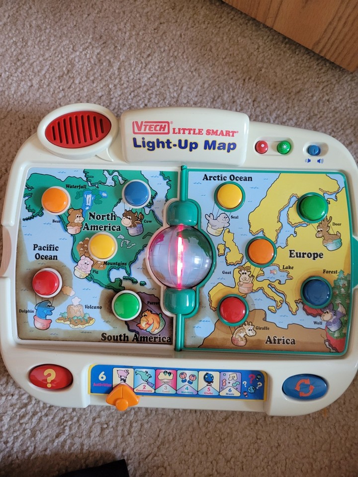VTech Little Smart Light Up Map | eBay