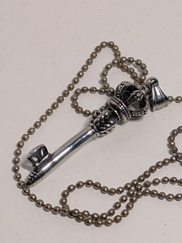 Queen King Stainless Steel Crown Key Pendant Chain Necklace For Men ...