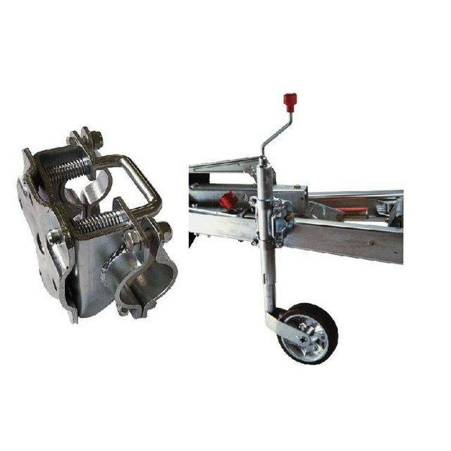 Heavy Duty Rotating Swivel Jockey Wheel Clamp Bracket for sale online ...