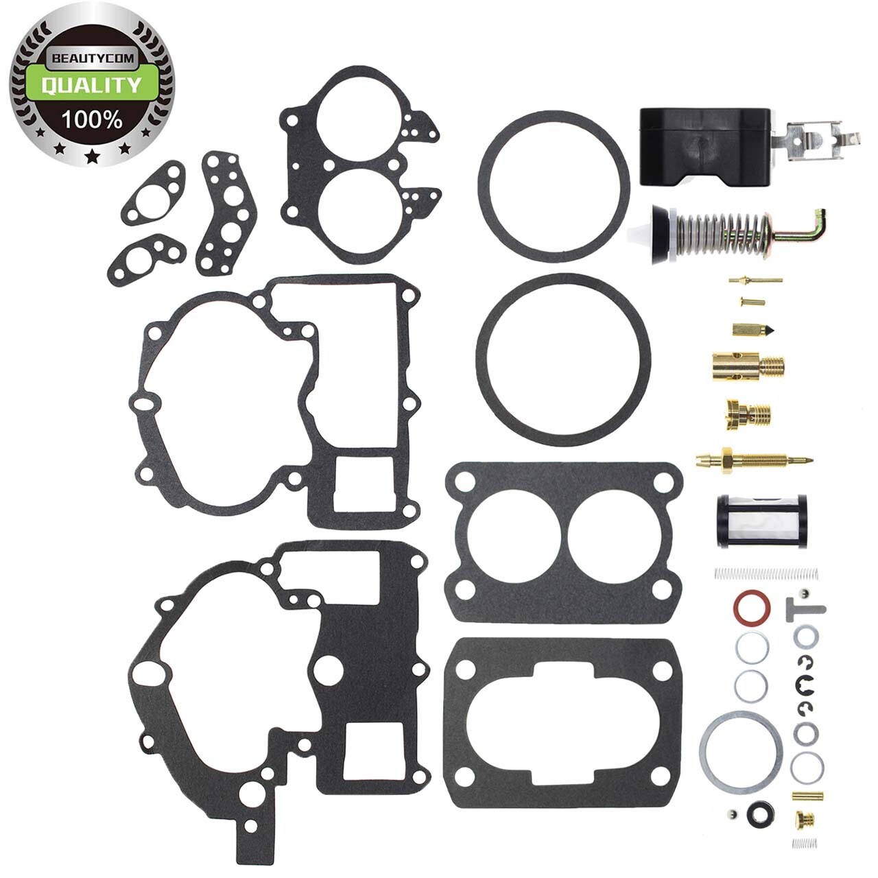 3302-804844002 Carburetor Rebuild Kit For Mercruiser Marine 2 Barrel 3 ...