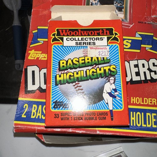 1989 Topps Woolworth Collectors Series Baseball Highlights 33-Card Set ...