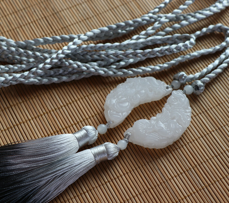 Handmade Chinese Retro Tassel Waist Rope Belt Pendant Hanfu Accessory ...