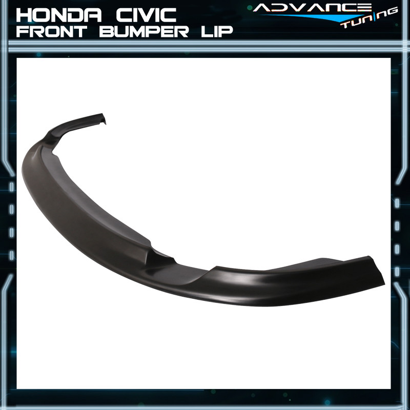 Fits 99-00 Honda Civic EK JDM First Molding Style Front Bumper Lip ...