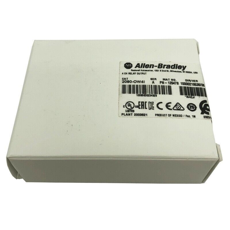 2023 NEW Factory Sealed Allen Bradley 2080-OW4I Micro 800 Relay Output ...