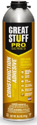 12 Pack Great Stuff Pro 343087 26.5 Oz Aerosol Floor & Wall Foam ...