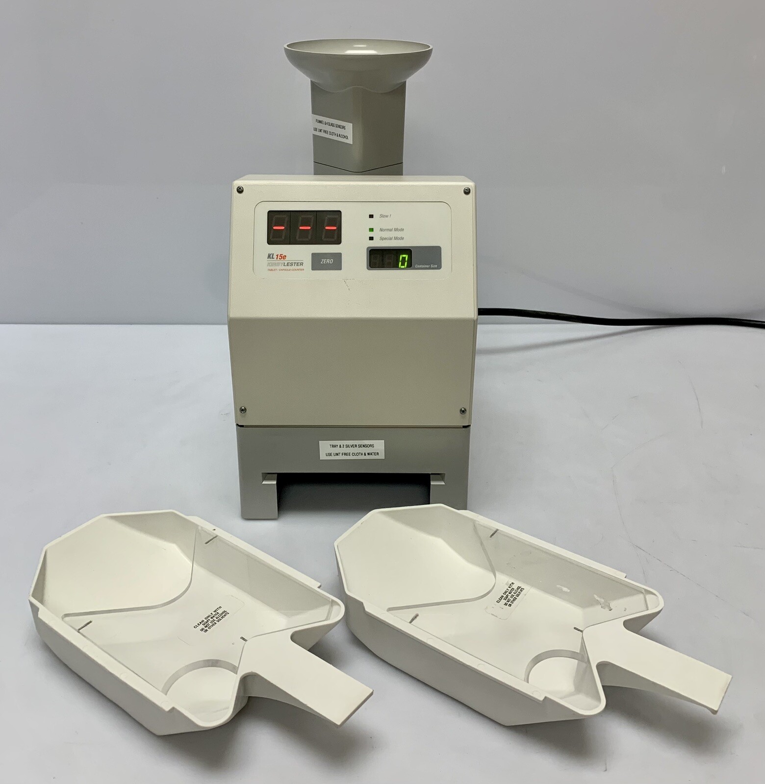 Kirby Lester KL15E Pharmacy Pill Tablet Capsule Counter KL15E W/ 2 ...