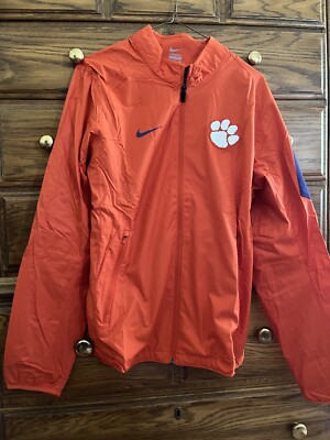 Nike Mens S Clemson Tigers Football Full Zip Jacket New | eBay
