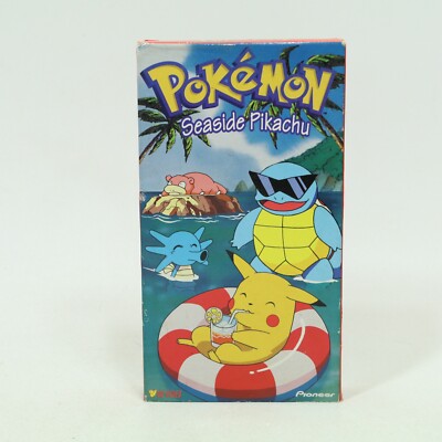 Pokémon Vol. 6 – Seaside Pikachu VHS Tape 1999 Kids Anime Video ...